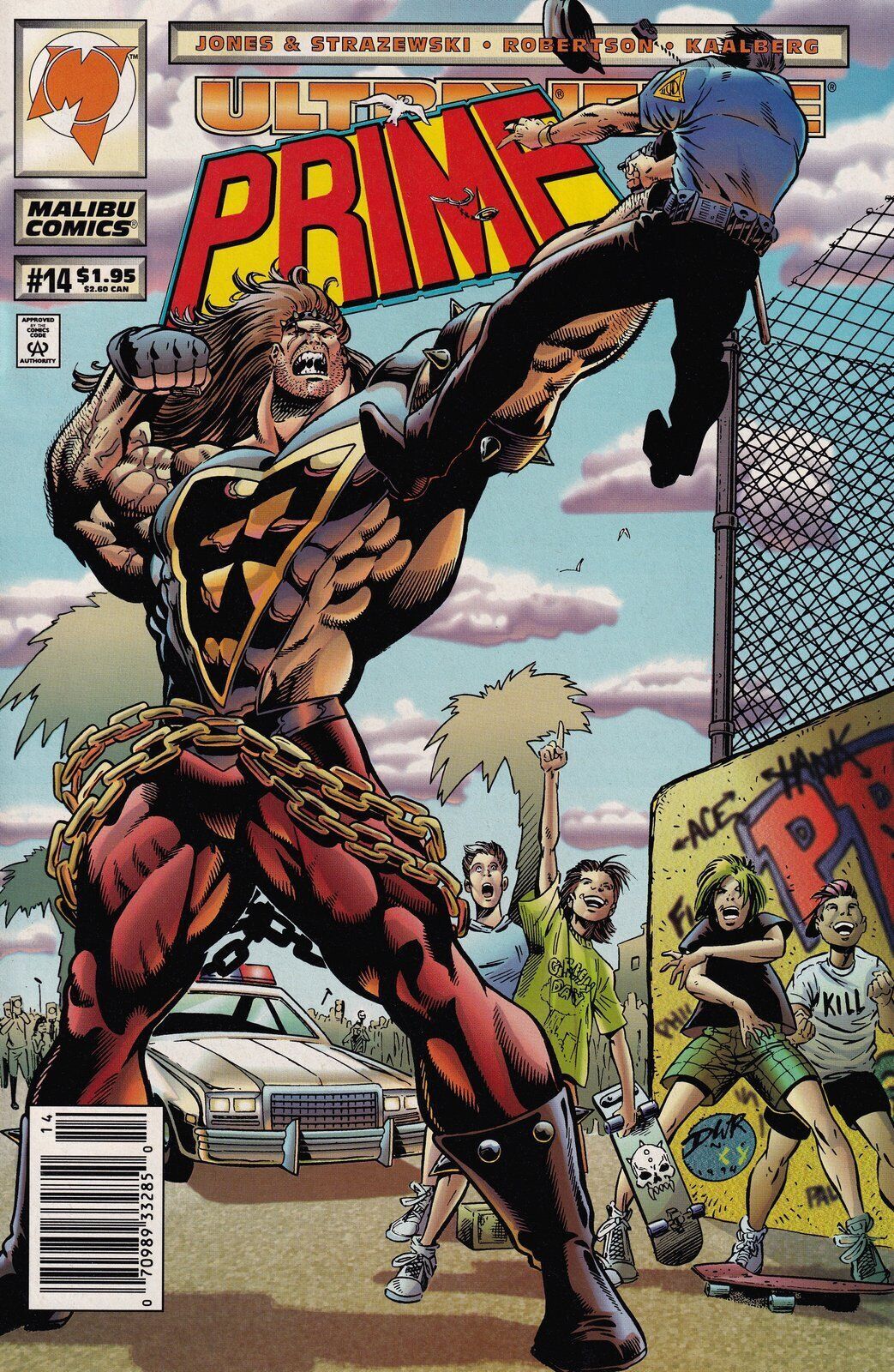 Prime #14 Newsstand Cover (1993-1995) Malibu | Comic Books - Modern Age ...