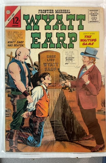 Wyatt Earp Frontier Marshal #56 (1965) | Comic Books - Silver Age ...