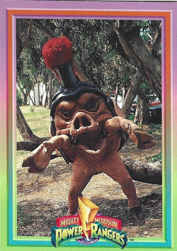 1994 Mighty Morphin Power Rangers #55 Pudgy Pig | Comic Collectibles ...