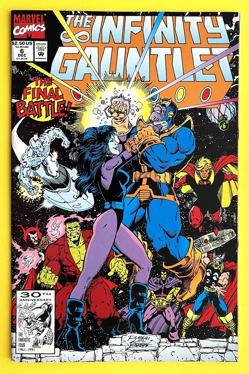 Infinity Gauntlet 6 Thanos Adam Warlock (1991) B5 | Comic Books ...