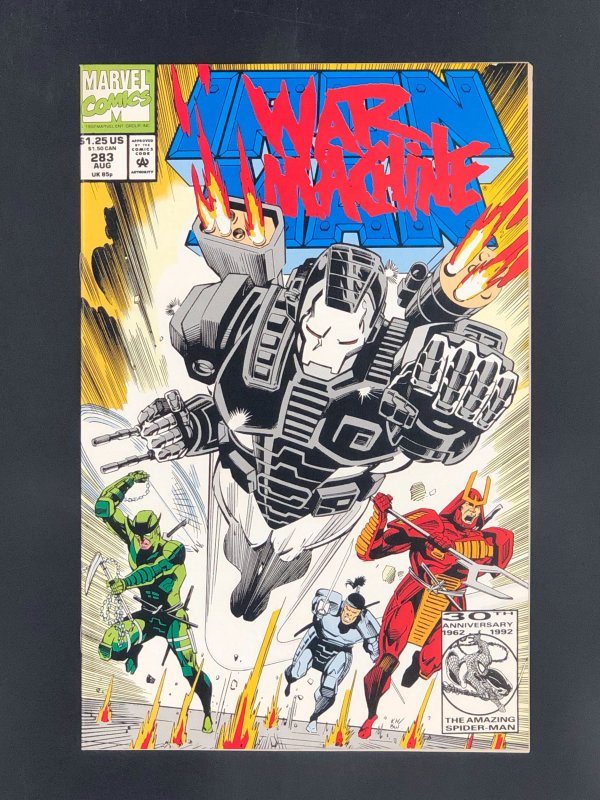 Iron Man #283 (1992) 3rd Appearance of Tony Stark in the War Machine ...