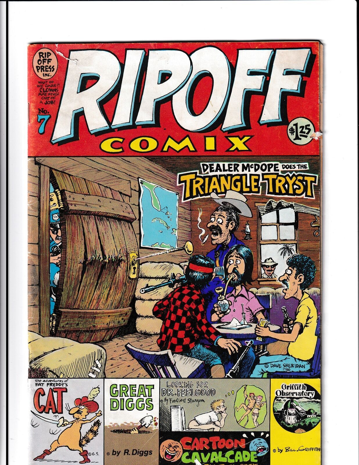 Rip Off Comix #7 (1980) First Print - 75 cents cover Rip Off Press ...