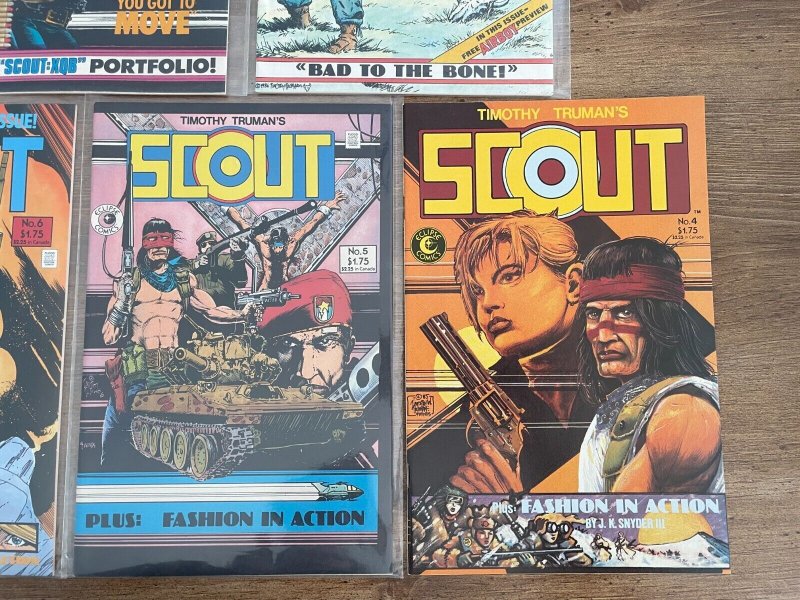 Lot Of 7 Scout Eclipse Comic Books # 4 5 6 7 9 10 15 Timothy Truman Series J934 | Comic Books ...