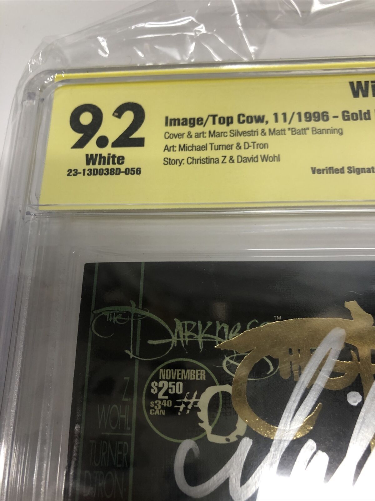 Witchblade (1996) # 10 (CBCS 9.2) Verif Signature Michael Turner & Matt ...