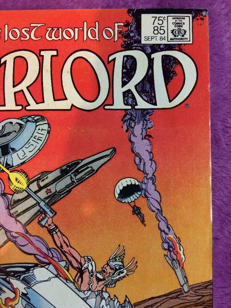 The warlord #85 rare bronze age signed by gary cohn dc comics comic ...