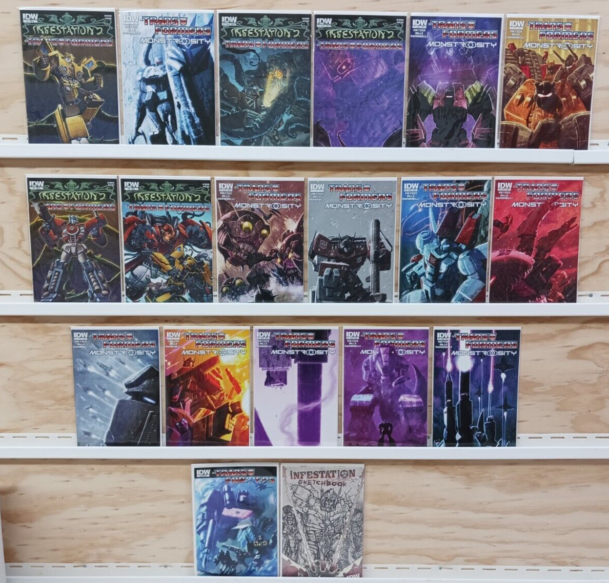 IDW Transformers Monstrosity #1 - 4 + Variants + Infestation 2 #1 - 2 ...