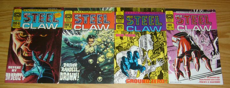 Steel Claw #1-4 VF/NM complete series - quality comics set lot 2 3 ...