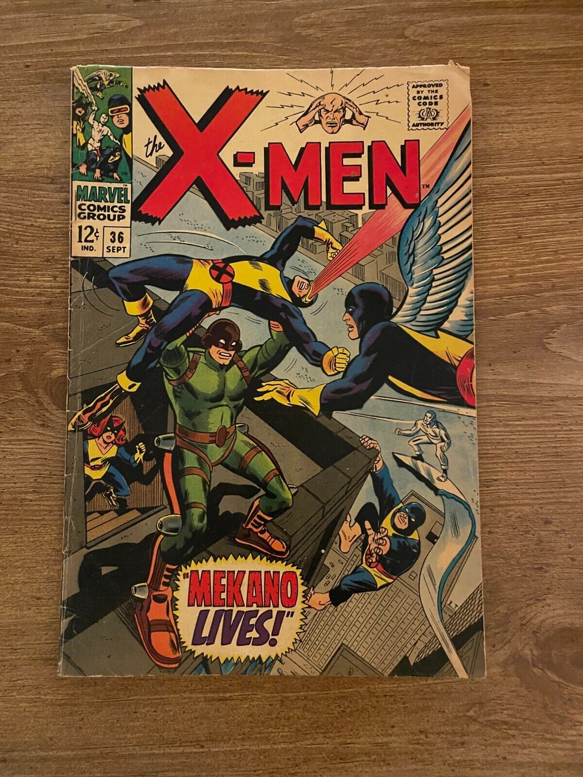 (Uncanny) X-Men # 36 FN- Marvel Comic Book Angel Beast Iceman Jean Grey ...