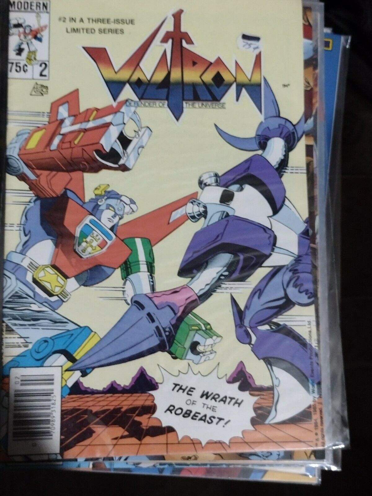 voltron defender of the universe #2 modern comics HTF RARE WRATH OF THE ...
