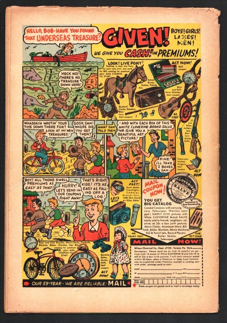 Flyboy #5 1954-parachute cover-Norman Saunders--Korean War POW story ...