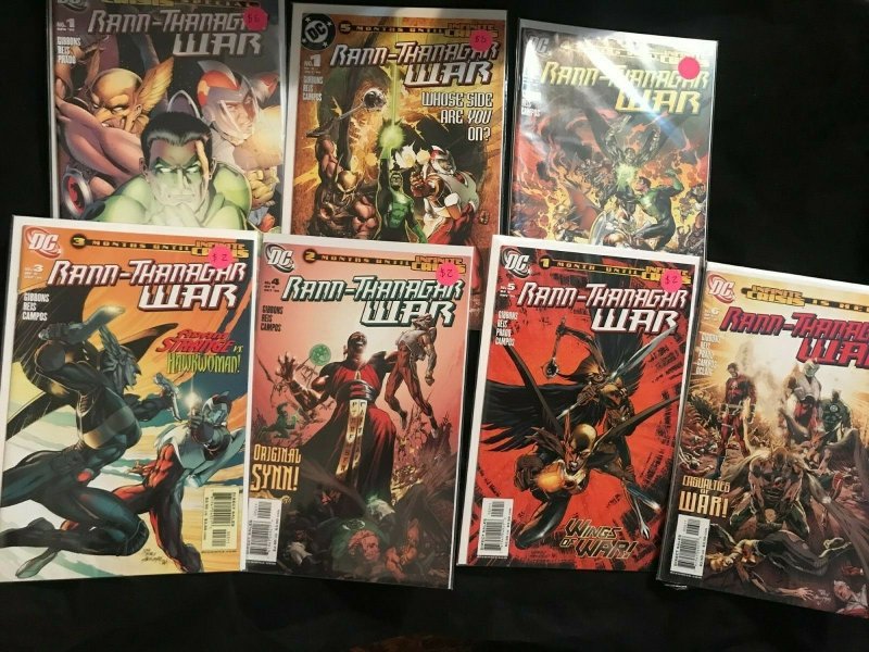 Rann-Thanagar WAR 1 2 3 4 5 6 Complete & #1 NM DC Comics RUN LOT ...