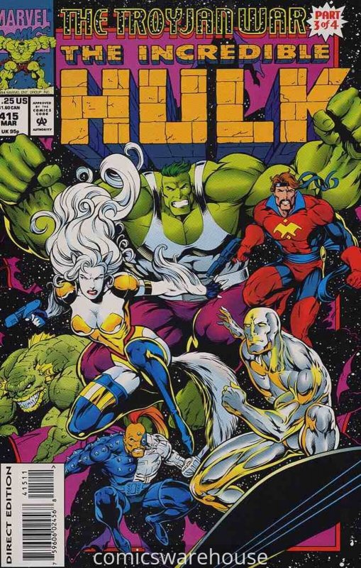 Incredible Hulk (1962 Marvel) #415 NM G13101 | Comic Books - Modern Age ...