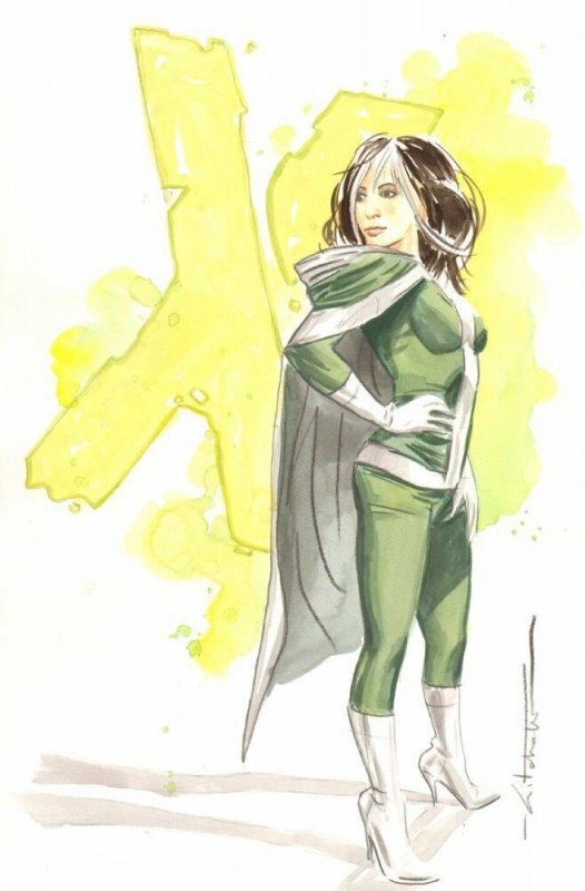 Rogue Color Commission - Signed original artwork by Mitchell ...