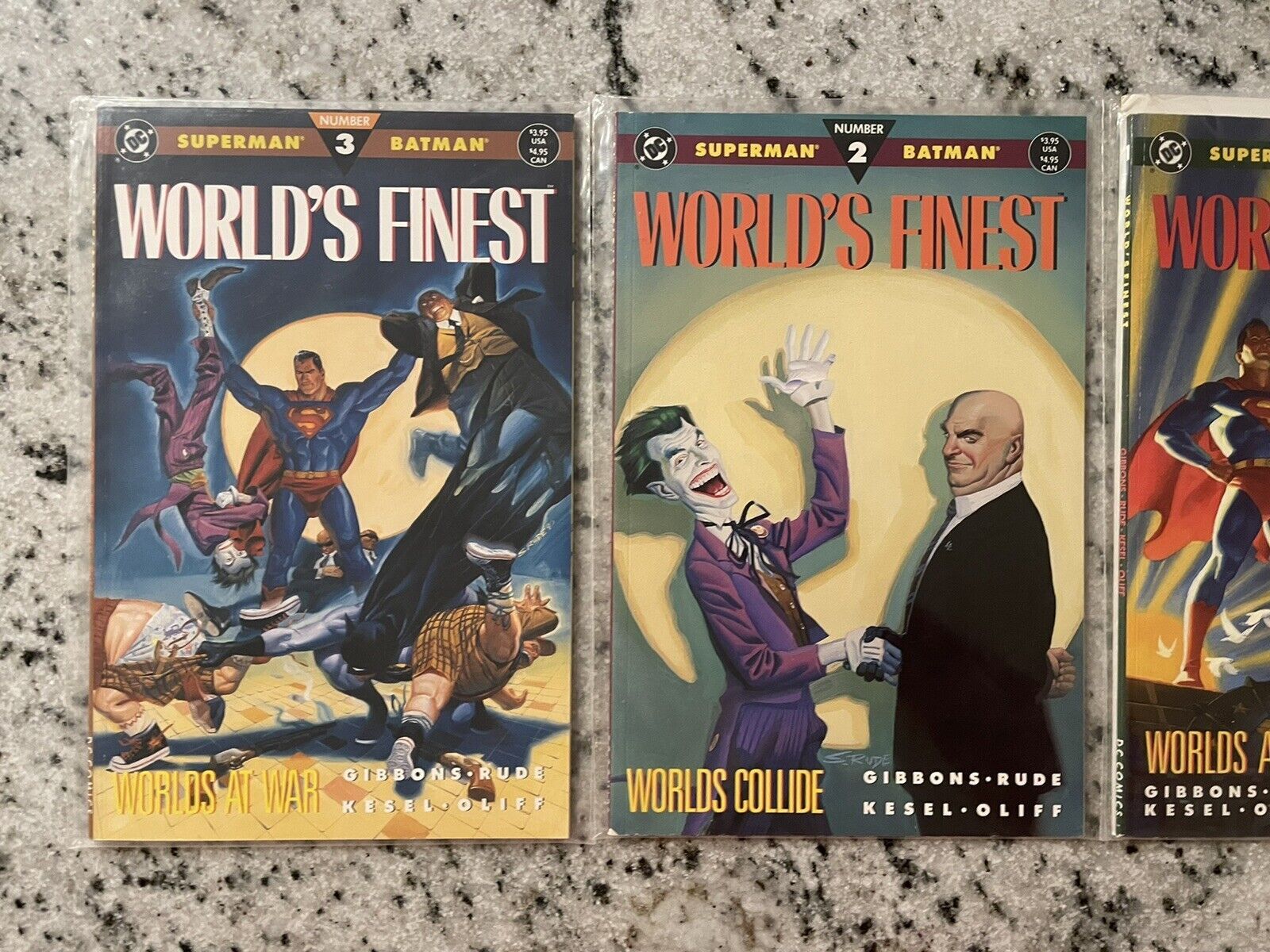 World’s Finest Complete DC Comics LTD Series # 1 2 3 Batman Superman ...