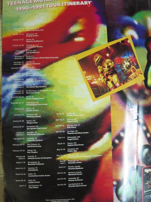 Teenage Mutant Ninja Turtles Coming Out of Their Shells Tour 1990-91 ...
