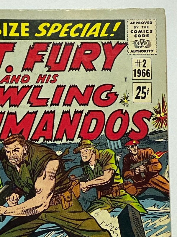 Sgt Fury & His Howling Commandos Annual #2 Stan Lee Jack Kirby 1966 ...