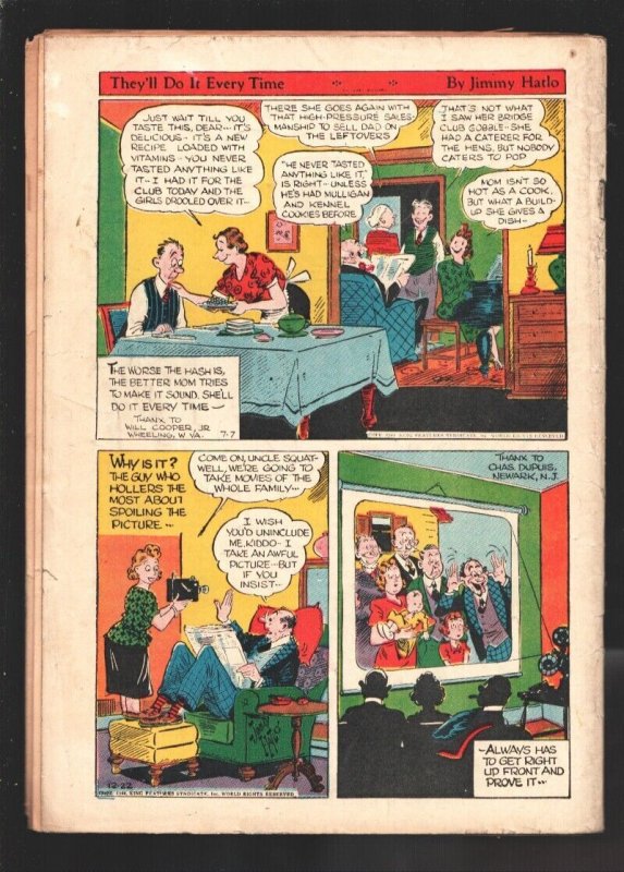 Ace Comics #117 1946-Reprints famous newspaper comic strips in comic ...