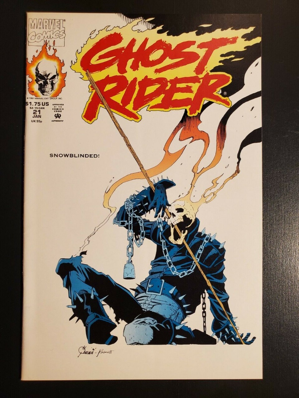 Ghost Rider #21 (1992) NM- 9.2 1st Michael Badilino (Becomes Vengeance ...