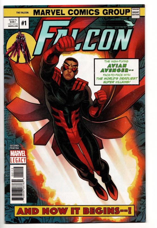 Falcon #1 - Legacy / 2nd Printing (Marvel, 2018) - New/Unread (NM ...
