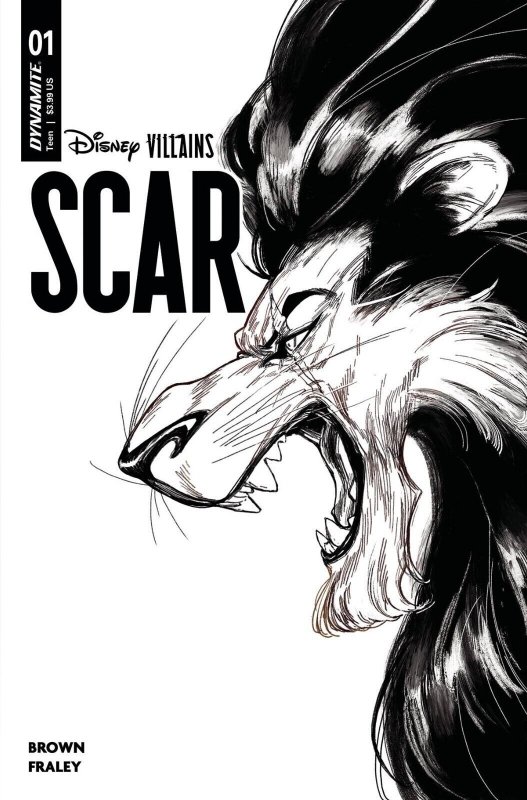 Disney Villains Scar # 1 Variant 1:15 Cover I NM Dynamite Pre Sale ...
