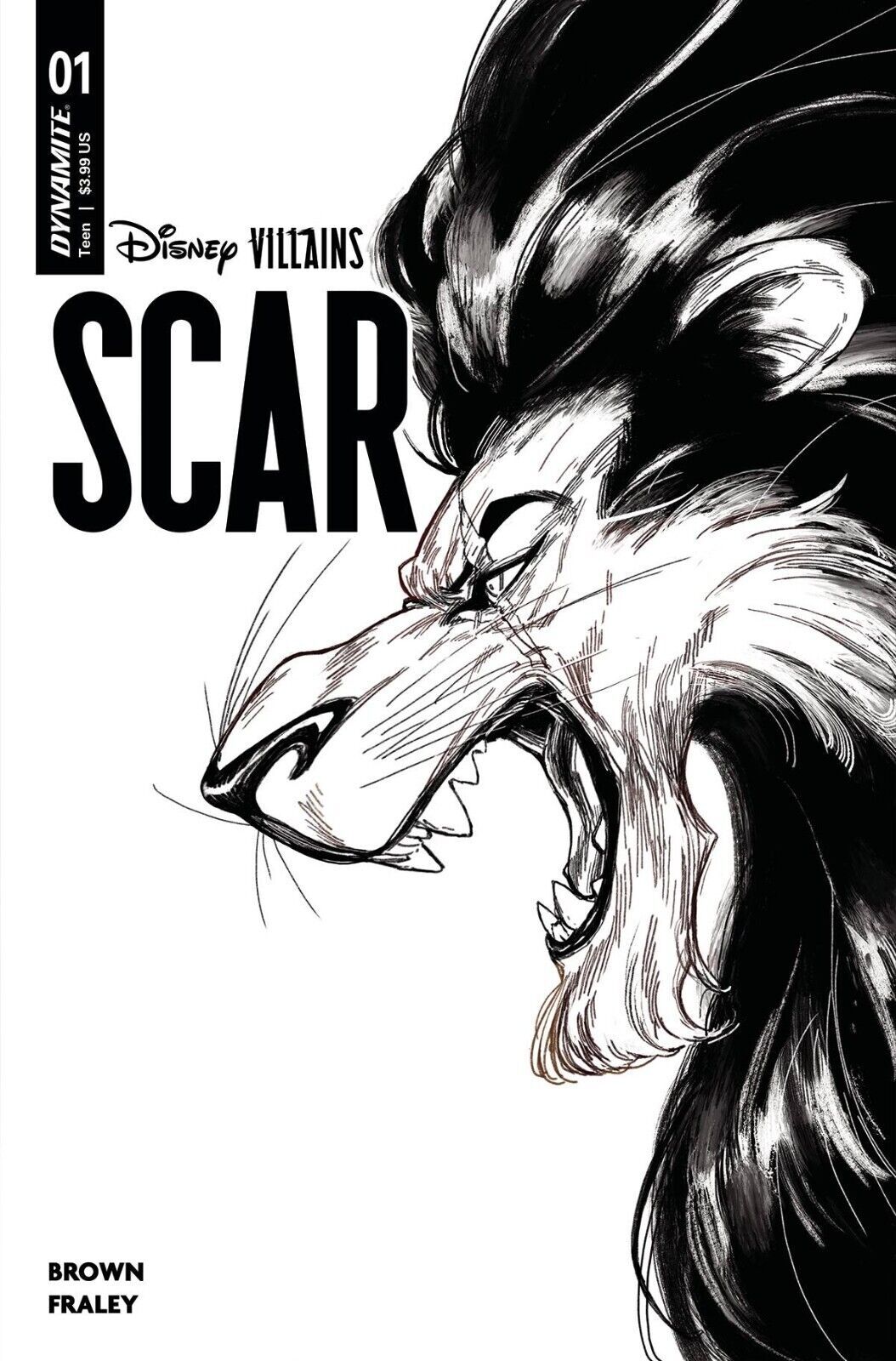 Disney Villains Scar # 1 Variant 1:15 Cover I NM Dynamite Pre Sale ...