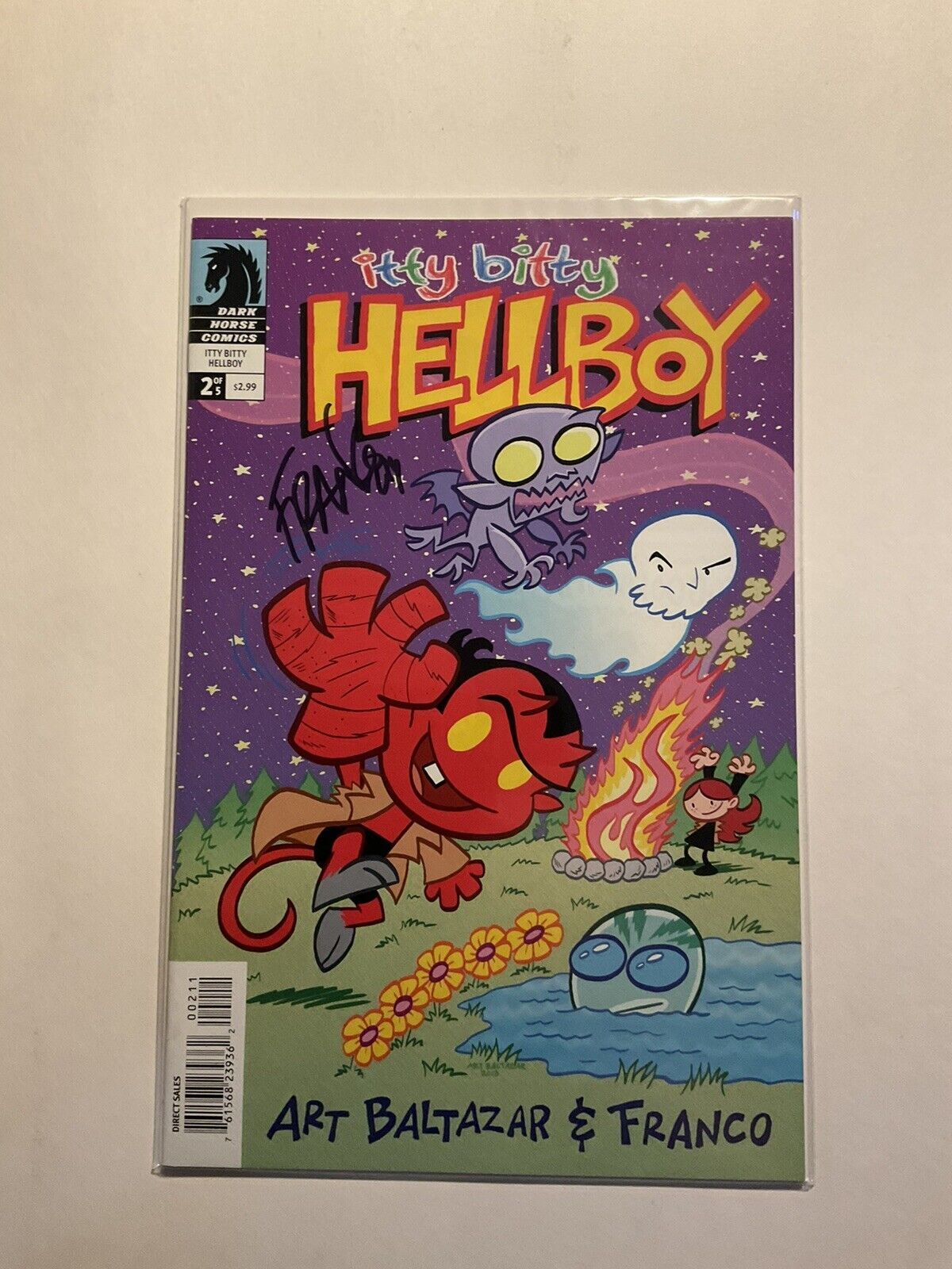 Itty Bitty Hellboy 2 Near Mint Nm Signed Franco Dark Horse | Comic Books - Modern Age, Hellboy ...