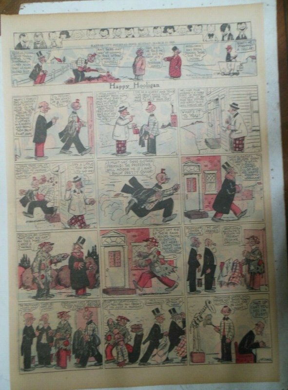 Happy Hooligan Sunday by Frederick Opper from 3/15/1925 Full Page Size ...