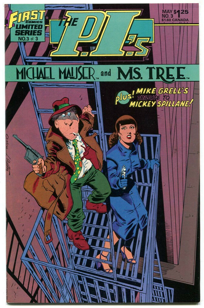 The P.I.’s Michael Mauser Ms Tree 1 2 3 NM 9.4 1981 Complete Set Max ...
