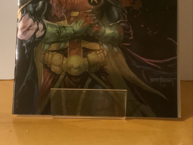 Batman #655 Tyler Kirkham Battle Damage Damian Robin Virgin Foil SDCC ...