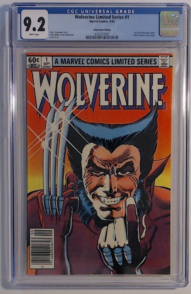 Wolverine Limited Series #1 (Marvel, 1982) Newsstand, CGC 9.2 White ...