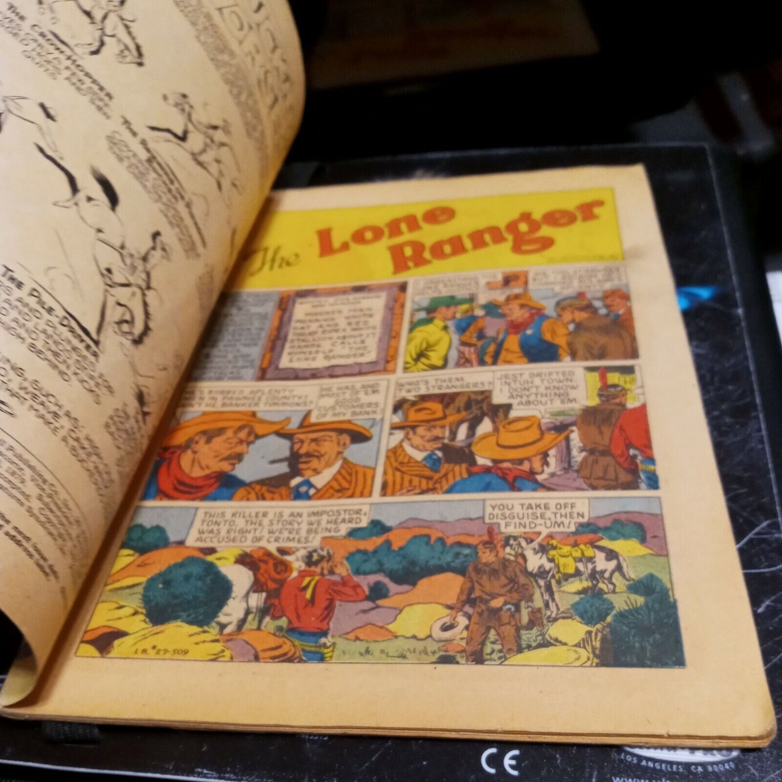 Lone Ranger #27 Dell Comics 1950 Red Shirt Tonto Silver Scout Charles ...