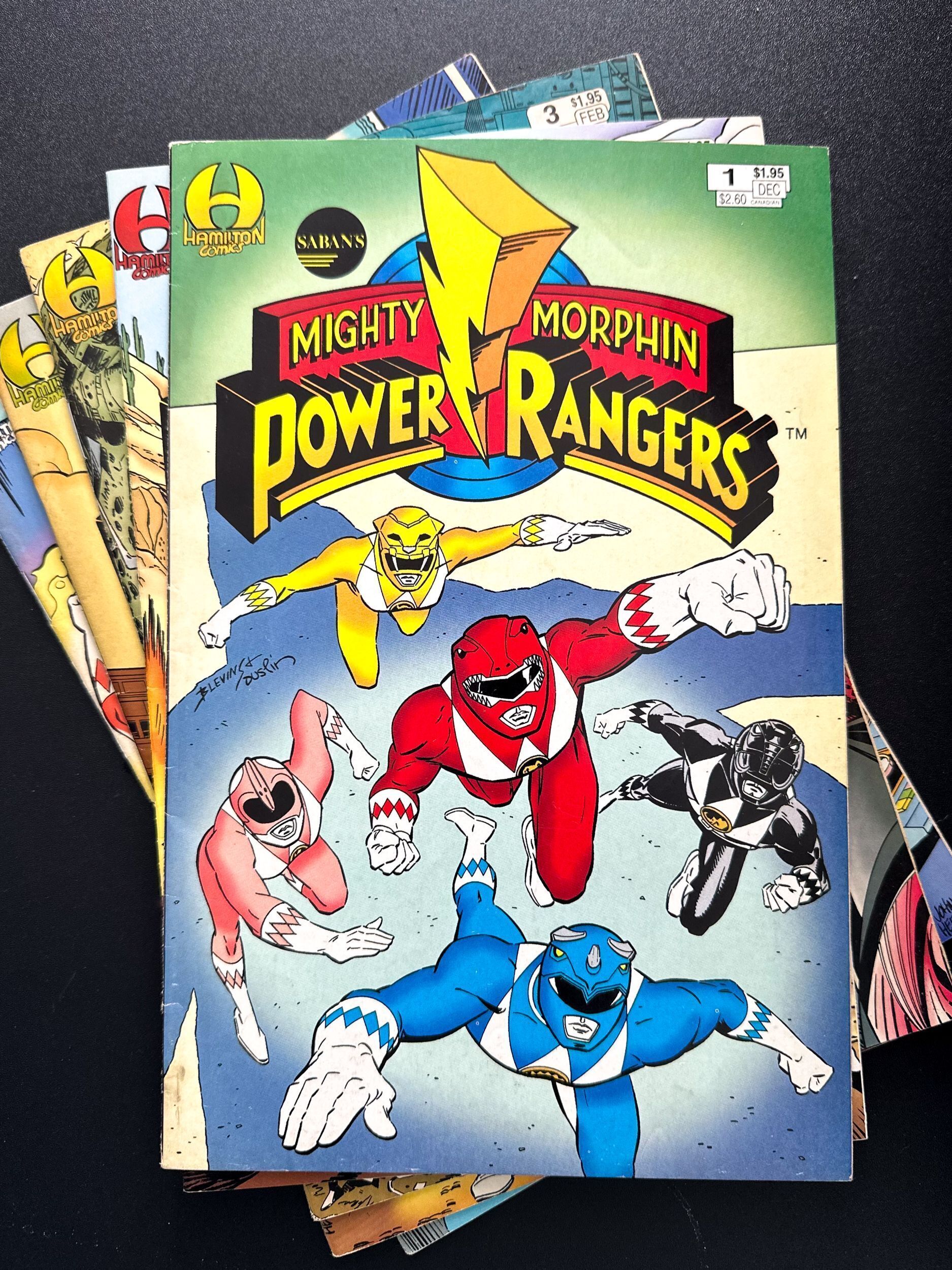 Mighty Morphin Power Rangers #1,2,3,5 - FN/VF - 1st Full App | Comic ...