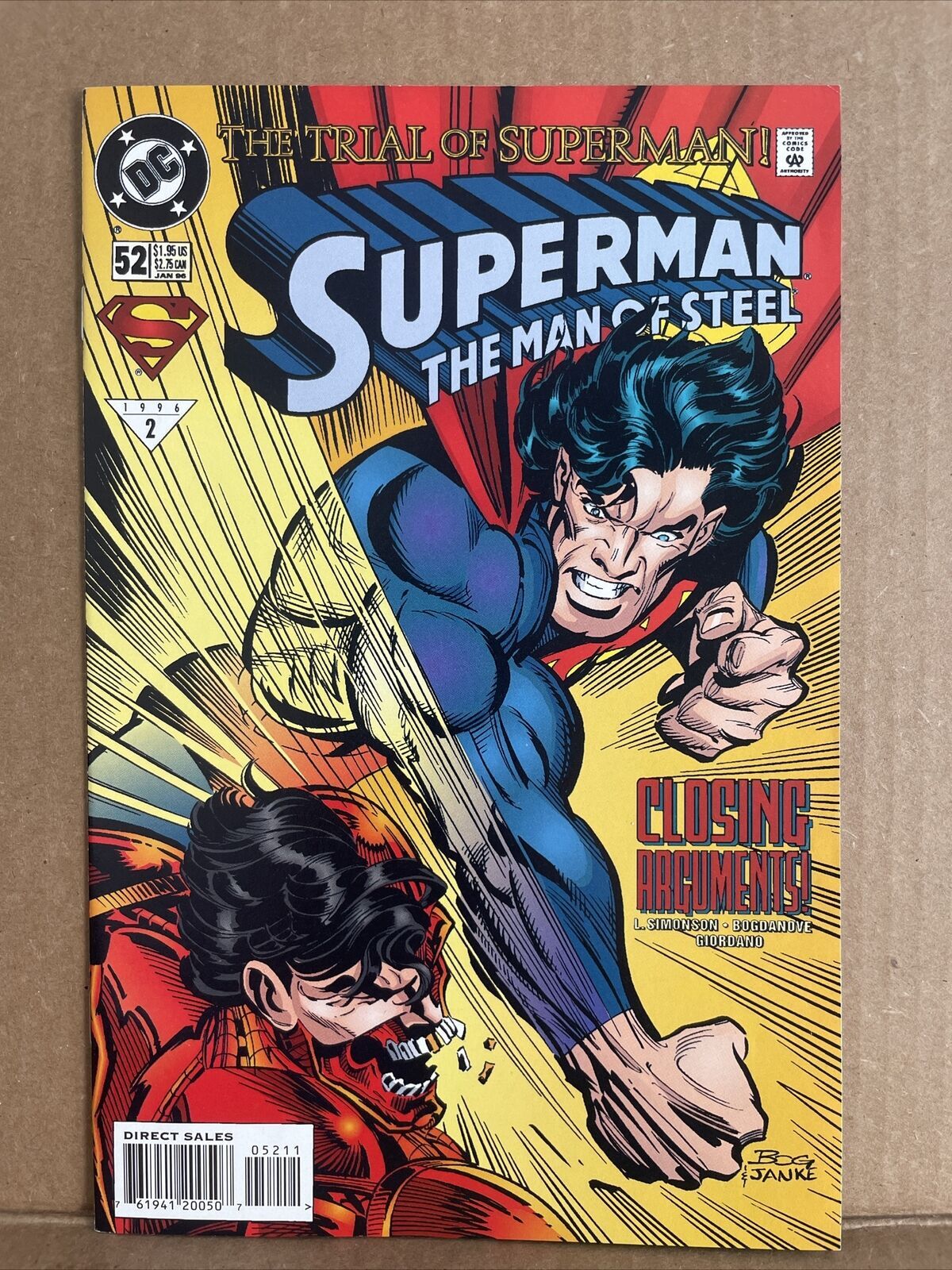 SuperMan the Man of Steel #52 | Comic Books - Modern Age, DC Comics ...