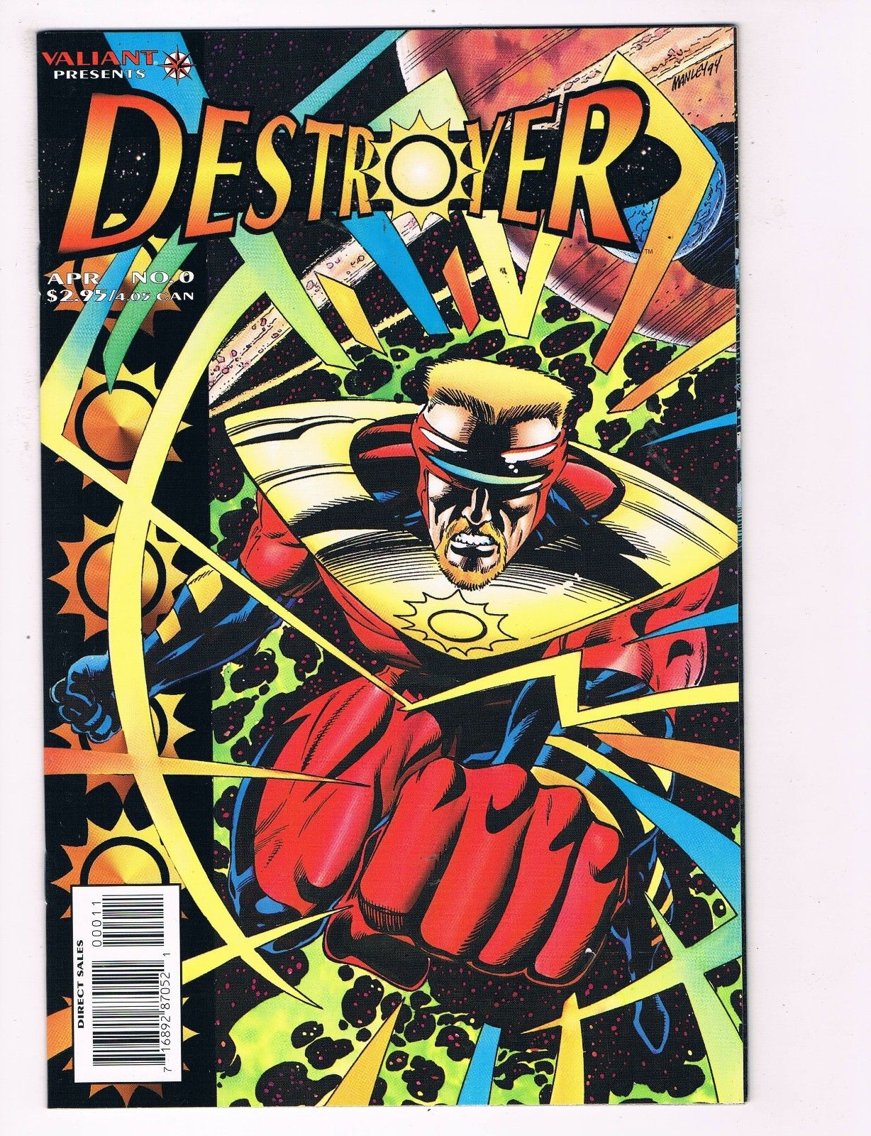 Valiant Presents Destroyer # 0 Valiant Comic Books Solar Man Of The ...