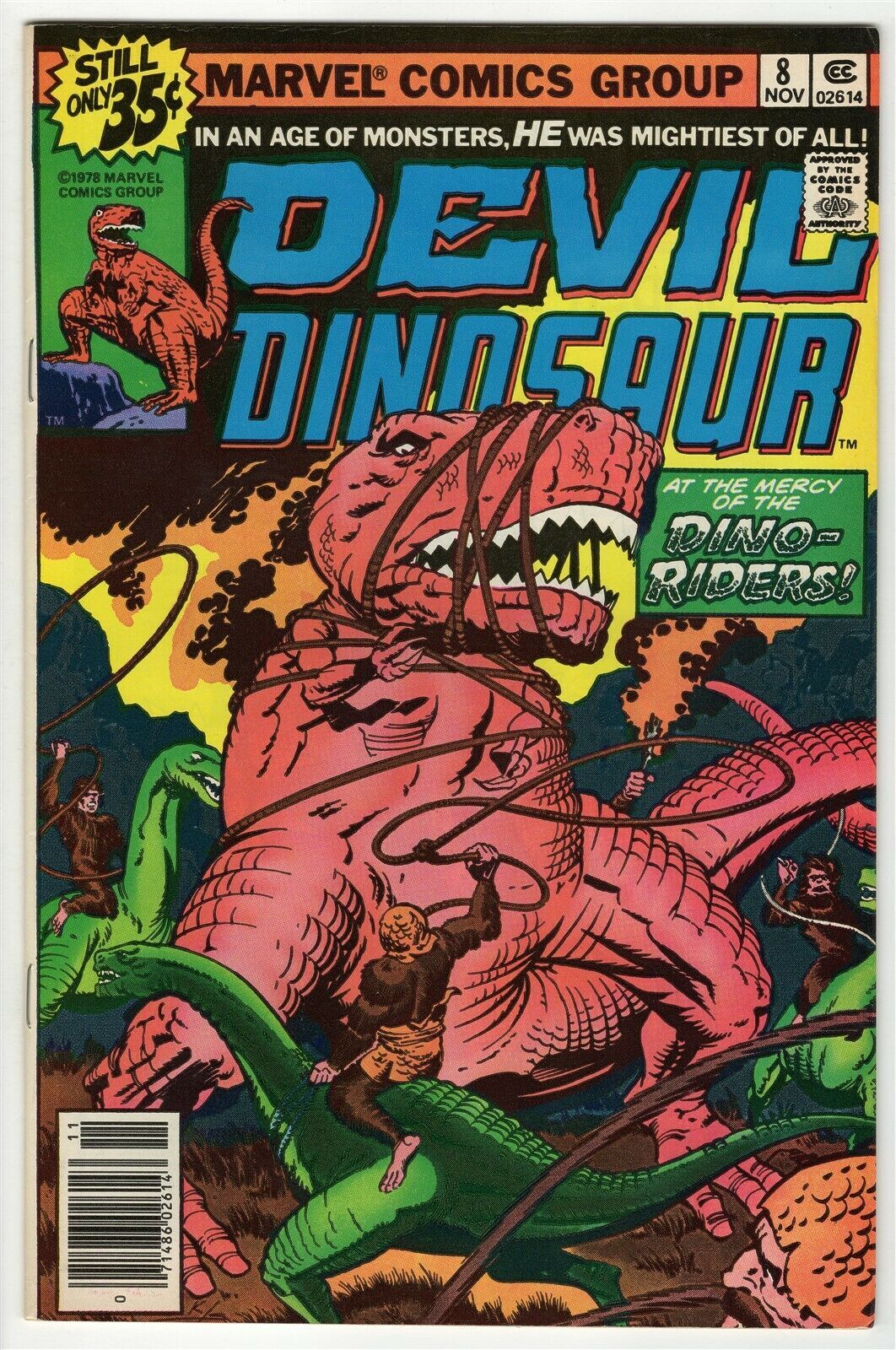 Devil Dinosaur #8 ORIGINAL Vintage 1978 Marvel Comics Jack Kirby | Comic Books - Bronze Age, DC ...