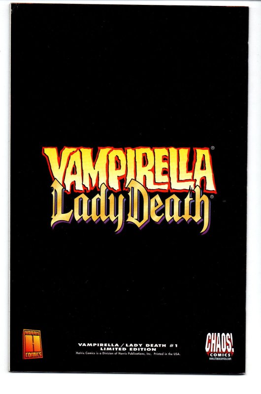 Vampirella Lady Death #1 Blue Foil Limited Edition - Signed by Louis ...