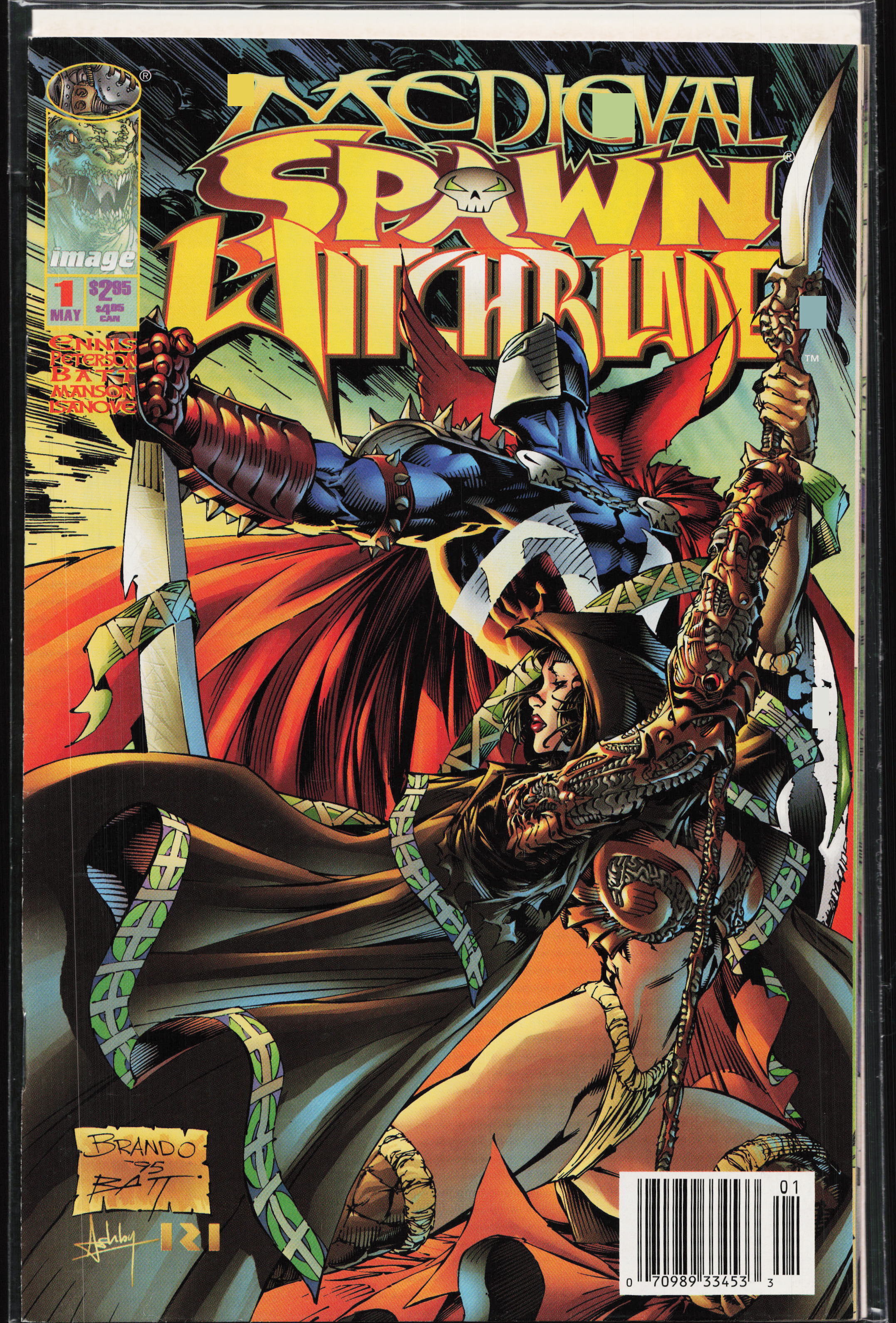 Medieval Spawn / Witchblade #1 (1996) Medieval Spawn | Comic Books - Modern Age, Image Comics ...