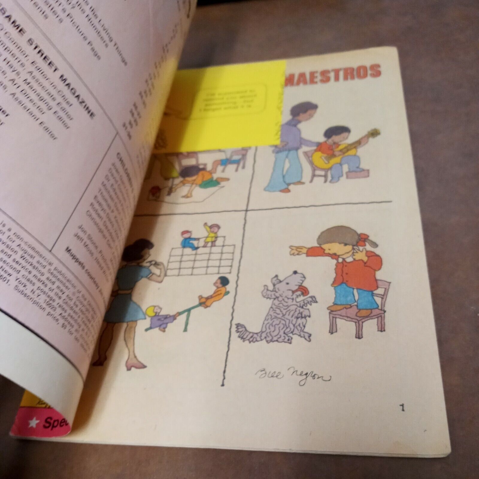 Sesame Street Magazine V2 #5 Comic Book size february 1972 Dell. Ctw ...