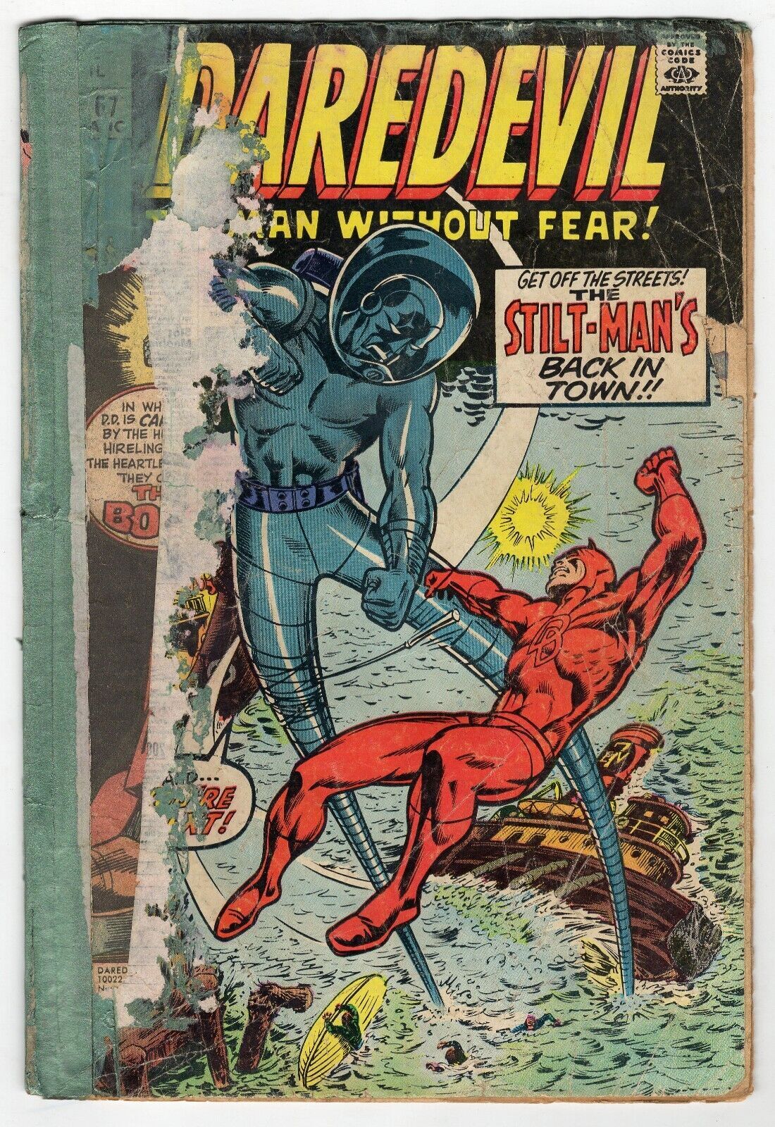 Daredevil #67 VINTAGE 1970 Marvel Comics Stilt-Man | Comic Books ...