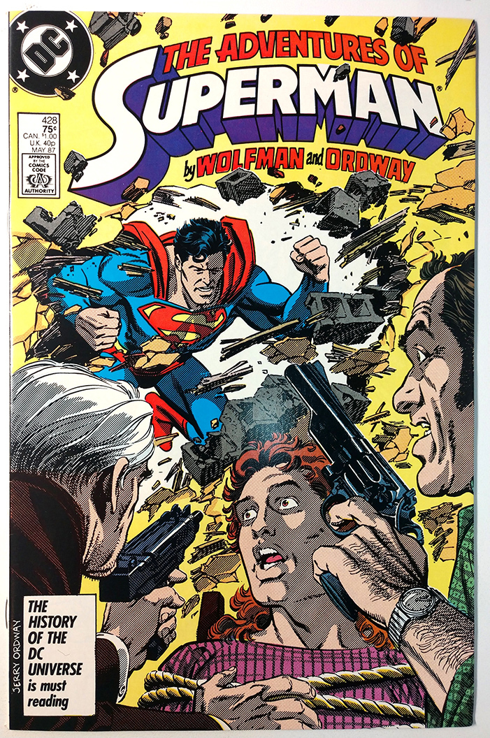 Adventures of Superman #428 (9.2, 1987) 1st appearance of Jose Delgado ...
