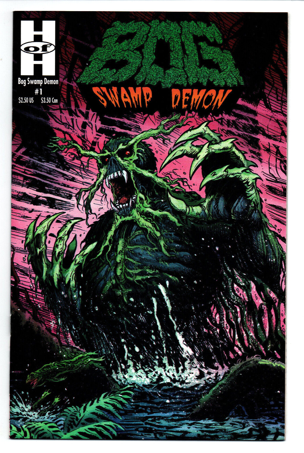 Bog Swamp Demon #1 2 3 & 4 Complete Set - Hall of Heroes - 1996 - NM ...