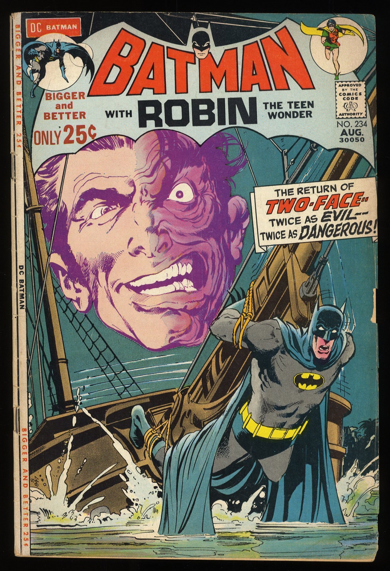 Batman #234 VG/FN 5.0 (Qualified) 1st App. of Silver Age Two-Face ...