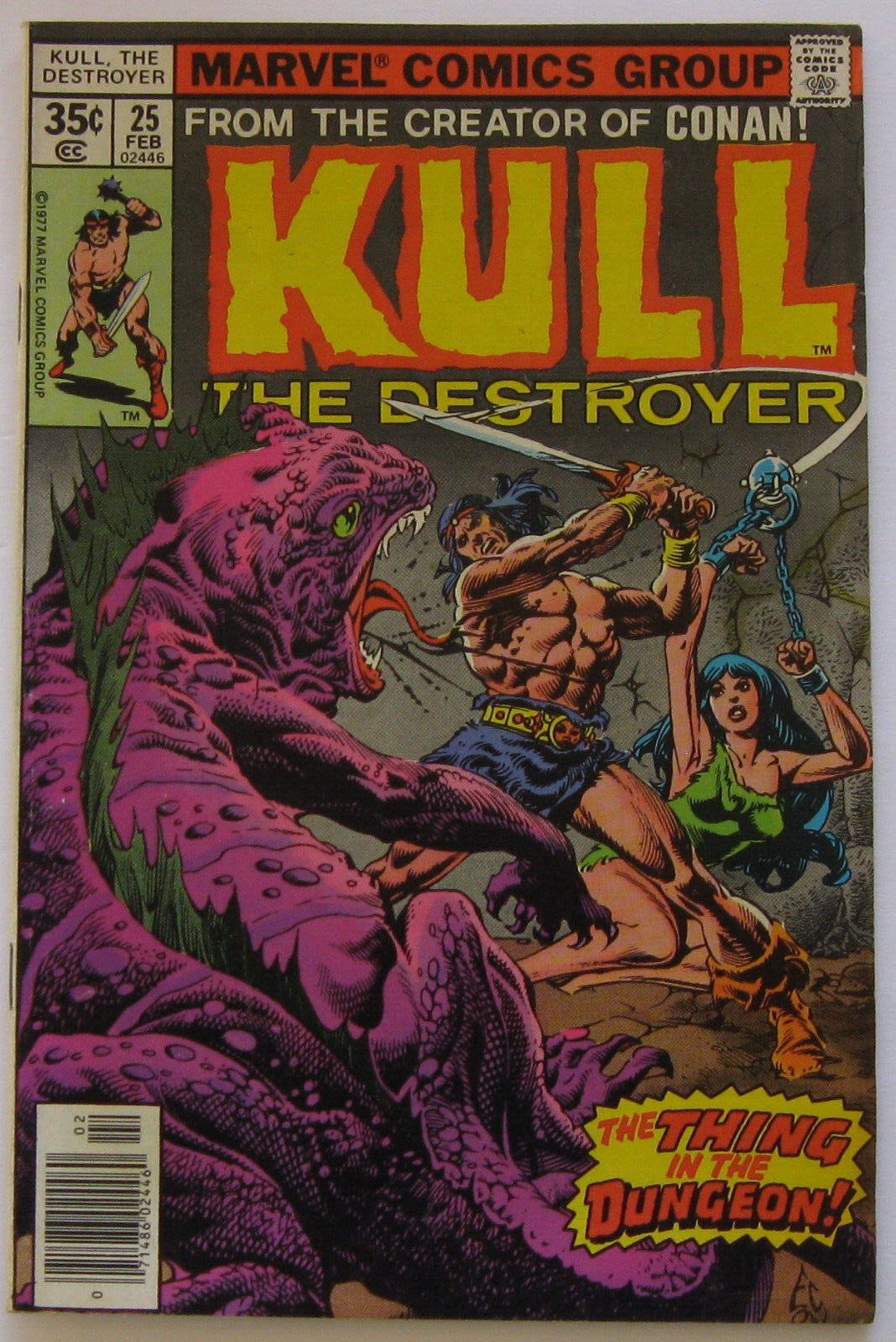 Kull The Destroyer #25 (Feb 1978, Marvel), VG (4.0), female in bondage ...