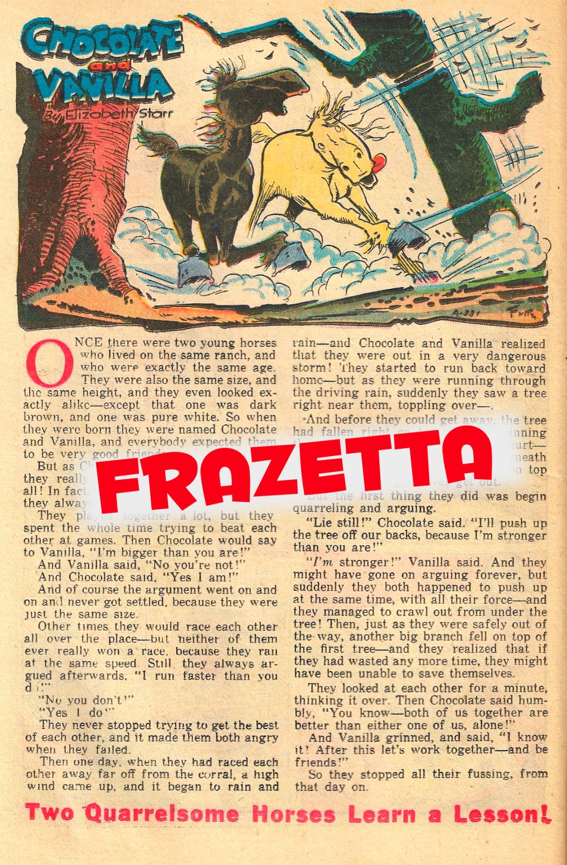 HAPPY COMICS #27 (Sept1948)5.0VG/FN * 3 FRANK FRAZETTA Funny Animal ...