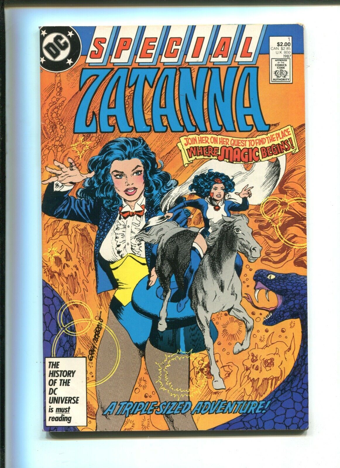 ZATANNA SPECIAL #1 - WHERE MAGIC BEGINS "The Fisherman Collection" (9.0 ...