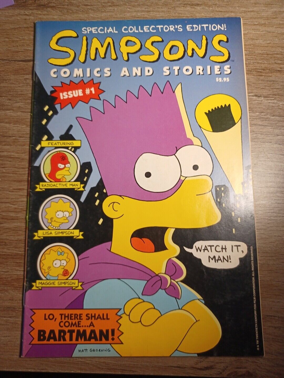 Simpsons Comics and Stories #1 FN 1st Simpsons Bongo Comics c1b | Comic ...
