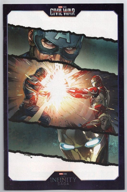 Captain America Cold War Alpha #1 McNiven Infinity Variant (Marvel ...