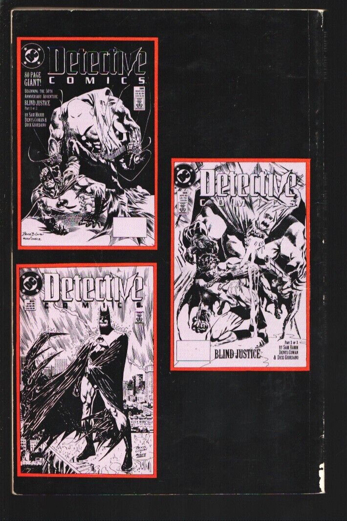 Blind Justice-no # 1989-Collecting Detective comics #598-600-Batman ...
