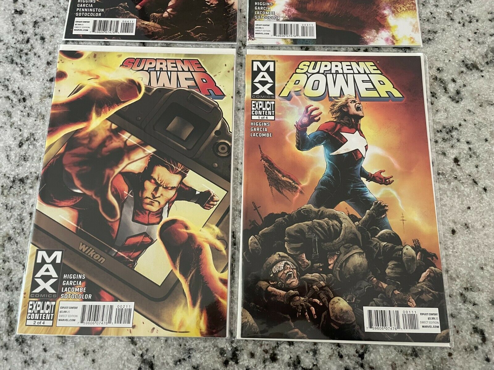 Supreme Power Complete Marvel Max Comic Books LTD Series # 1 2 3 4 DH31 ...