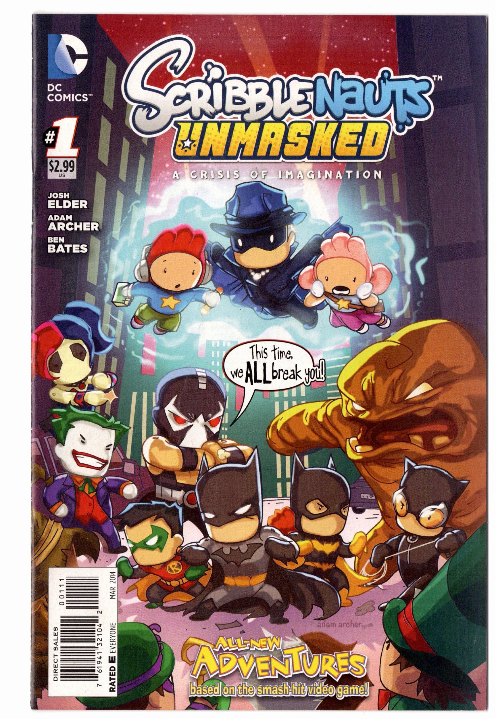 Scribblenauts Unmasked: A Crisis of Imagination #1 (2014) | Comic Books ...